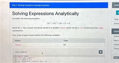 Solved Solving Expressions Analytically Consider The Chegg