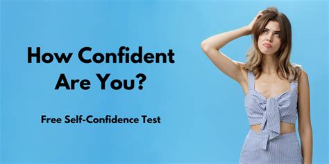 Free Self Confidence Test And Guide