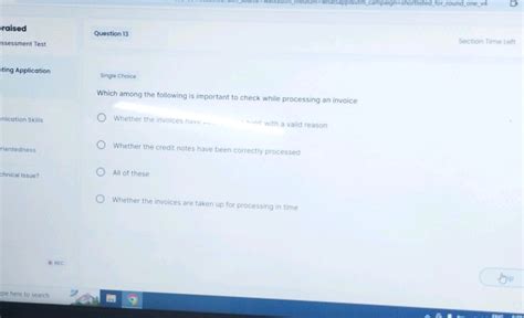 Raised Question 13 Section Time Left StudyX