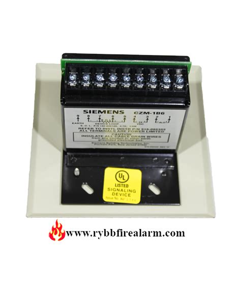 SIEMENS CZM B REMOTE CONVENTIONAL ZONE MODULE P N RYBB Fire Alarm Parts Service