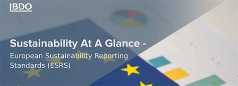 Sustainability At A Glance European Sustainability Reporting
