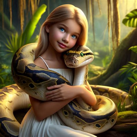 Pythons Loving Their Princess 94 By Nathanhaworth On Deviantart