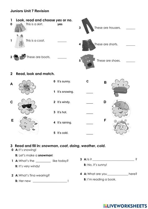 Smiles Unit 7 Revision Worksheet Teacher Planning Worksheets