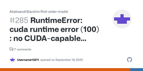 Runtimeerror Cuda Runtime Error 100 No Cuda Capable Device Is Detected At Pytorchatensrc