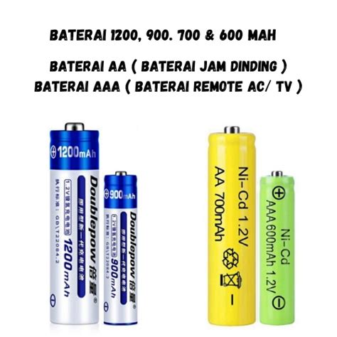 Jual Baterai Cas Baterai Charge Doublepow Baterai Aa Baterai Aaa Rechargeable Dan Charger Slot