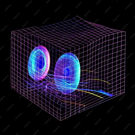 Premium Ai Image A Close Up Of A Computer Screen With A Pair Of Blue Balls Generative Ai