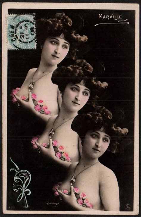 Vintage Postcard French Vintage Photo Postcards Retro Pictures