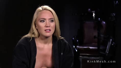 Bound In Sitting Position Blonde Got Anal Toyed Eporner