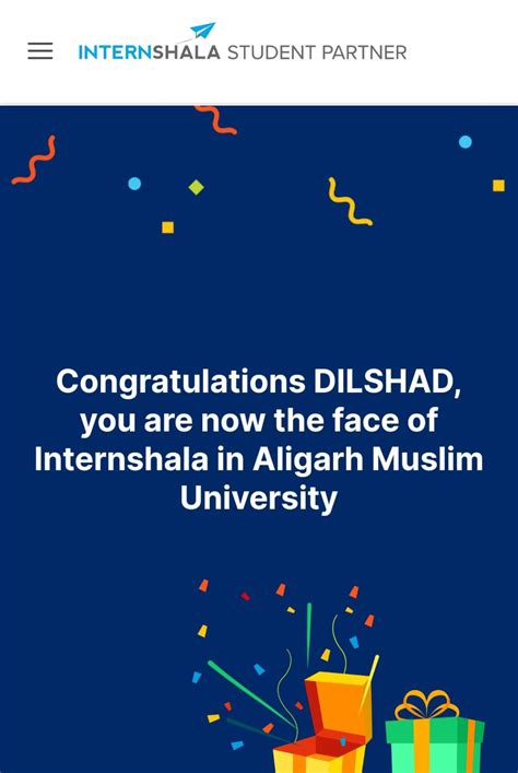 Dilshad Ahmad On Linkedin Internshala Isp