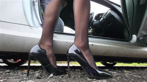 Driving Pedal Pumping In Nylons Cute College Gal Going Naughty Driving Pedal Pumping In Nylons Cute College Gal Going Naughty
