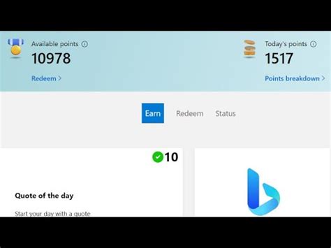 Microsoft Rewards New Update Unlimited Points Bing Loot Daily Earning Gang YouTube