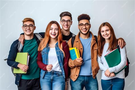 Premium Ai Image Teamwork And Education Group Of Diverse Teenage