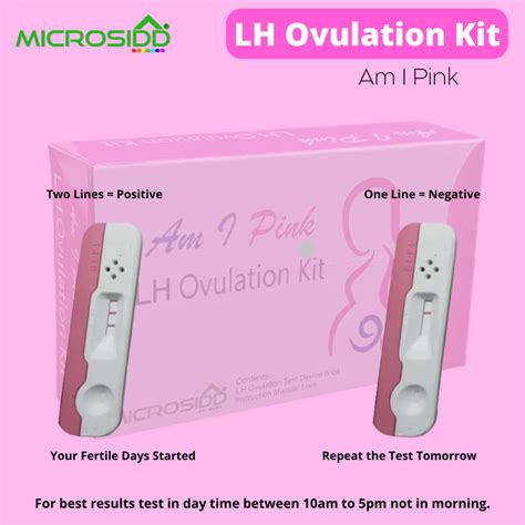 Buy Lh Test Kit Online From Microsidd Buy Home Ovulation Test Kit