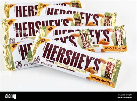 May 4 2021 New York Us Company Hersheys White Chocolate Bar With