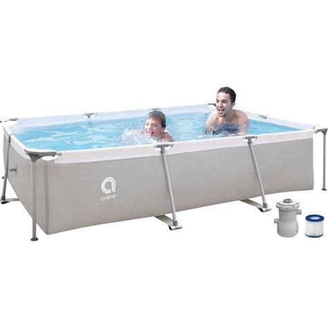 Прямоугольный бассейн Avenli 17771eu со стальным каркасом, 3.0 м х 2.07 ...