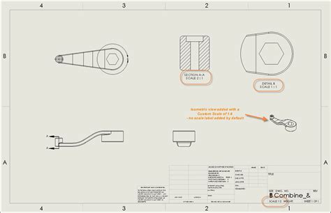 Automatically Add A Solidworks Scale Label To All Drawing Views That Are Not Set To Sheet Scale