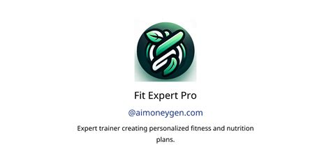 fit expert pro gpts features and functions examples and prompts gpt