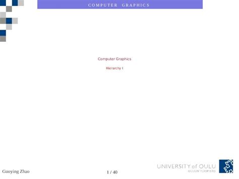 Ppt Computer Graphics Hierarchy I Dokumentips