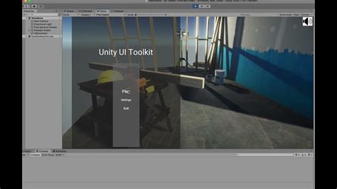 Dynamic Main Menu Using Unity Ui Toolkit Youtube