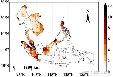 用python绘制地图时添加指北针 知乎