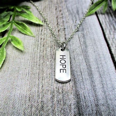 Hope Necklace Etsy