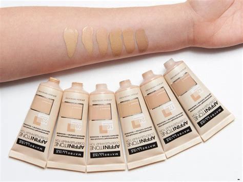 Тональный крем Мейбелин Аффинитон: какие оттенки у Maybelline ...