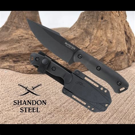 Bladebinge Kabar Becker Harpoon 4 5 Fixed Blade Knife Drop Point W