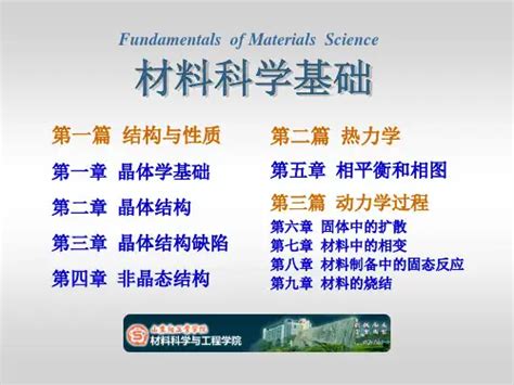 材料科学基础教程及习题第三版上海交通大学 Pdf 文档之家
