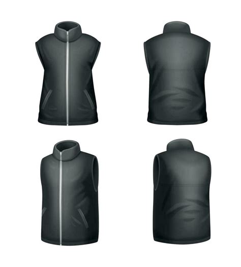 Sleeveless Jacket Set 24854201 Vector Art At Vecteezy