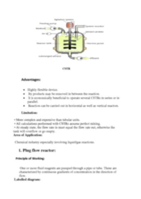 SOLUTION Chemical Reactors And Its Types Studypool