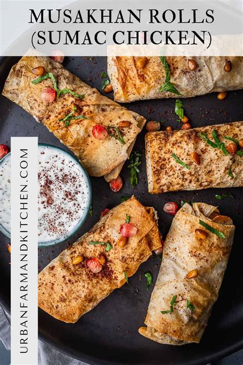 Musakhan Rolls Crispy Palestinian Sumac Chicken Urban Farm And Kitchen