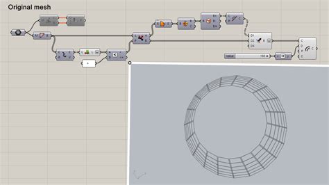 Problems With Offset Face Boundaries On Offset Mesh Grasshopper