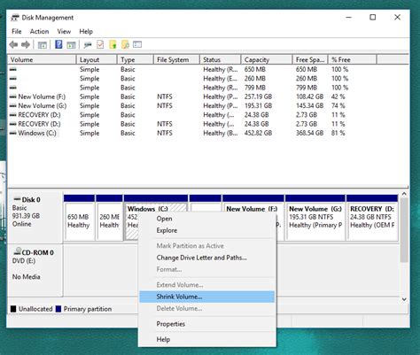 How To Shrink Windows 10 Partition To Make Space For Linux Bouncegeek