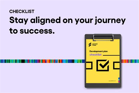 Development Plan Checklist SuccessFinder
