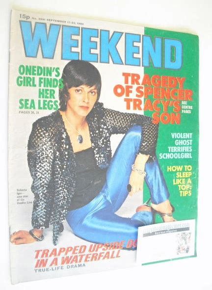 Weekend Magazine Roberta Iger Cover 17 23 September 1980