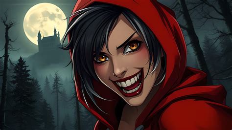 Download Red Riding Hood Vampire Fantasy Royalty Free Stock Illustration Image Pixabay