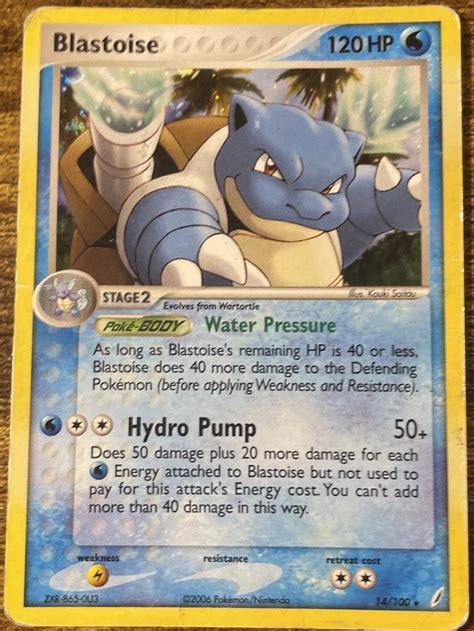 Blastoise Cosmos Holo 14 Prices Pokemon Crystal Guardians