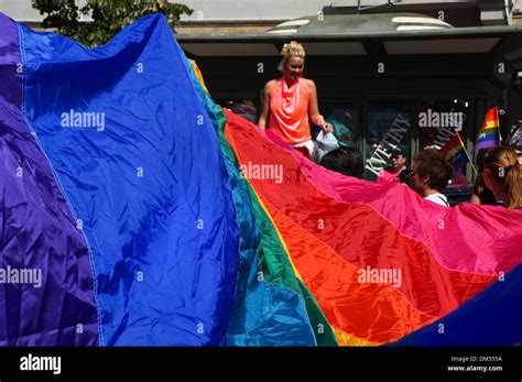 Homosexual People And Their Friends And Supporters Attend Prague Gay