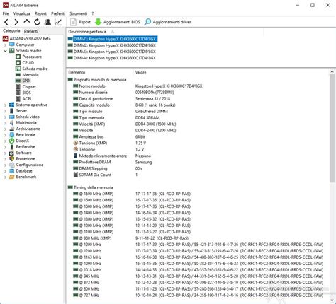 Hyperx Predator Rgb 3600mhz 32gb 3 Specifiche Tecniche E Spd Recensione