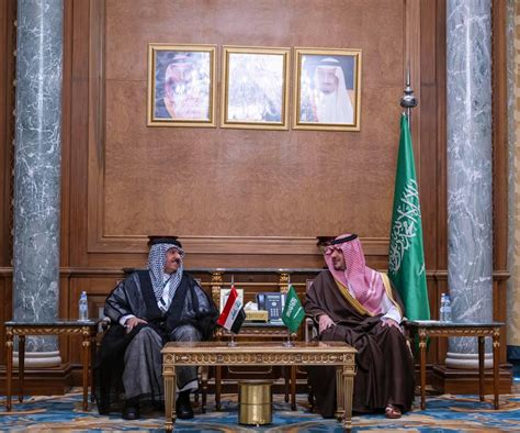 جريدة الرياض عبدالعزيز بن سعود يلتقي وزير داخلية العراق