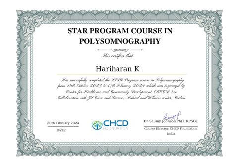 Completed Star Program In Urse Director Saumy Johnson Rpsgt Hari Haran Rpsgt
