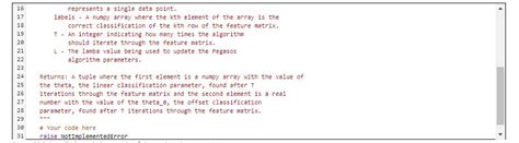 Now You Will Implement The Pegasos Algorithm For