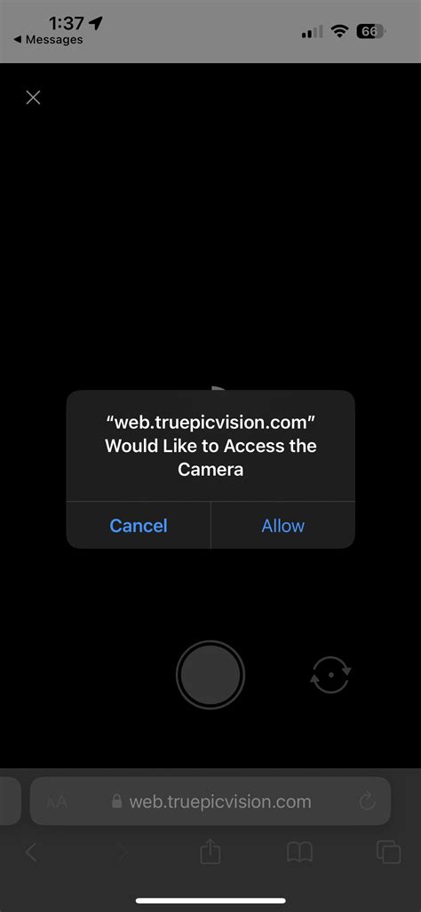 camera microphone permissions error web app truepic vision app support