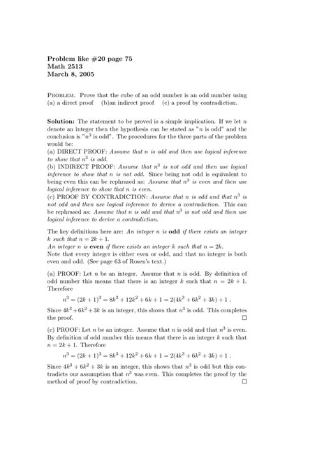 Problems On Discrete Mathematical Structures Practice Assignment 6 Math 2513 Docsity