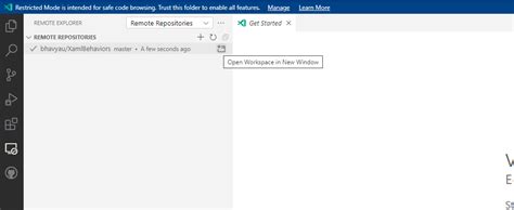 Remove No Op Open Workspace Button If Remote Repository Is Already Open In Current