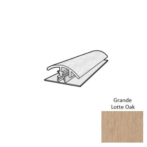 Coretec Plus Premium Xl 05013 Grande Lotte Oak Vinyl Reducer — Stone