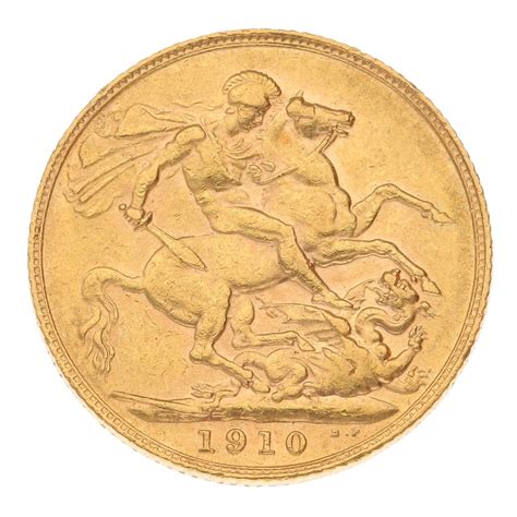 1910 Edward Vii Full Sovereign Coin Rams744376632005 Ramsdens Jewellery