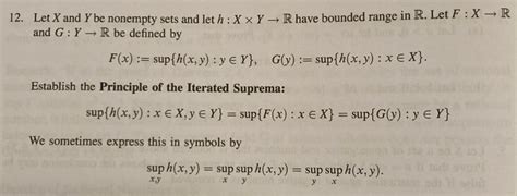solved 2 let x and y be nonempty sets and let h x×y→r have