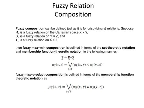 Classical Relations And Fuzzy Relations Ppt Download