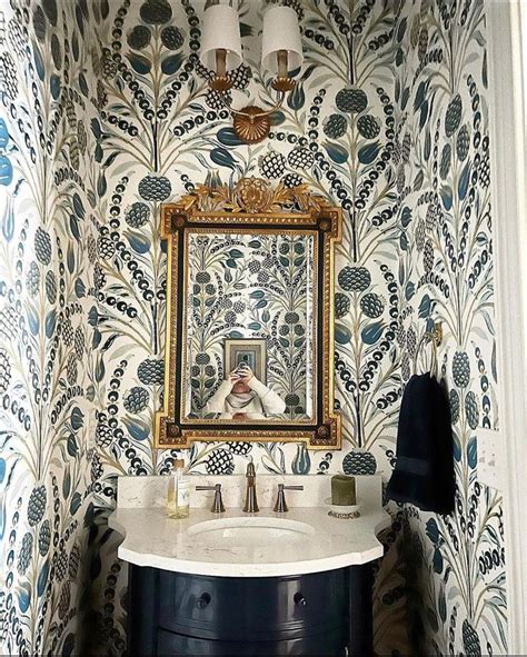 29 Powder Room Wallpaper And Wallpaper Ideas To Save Today Powder